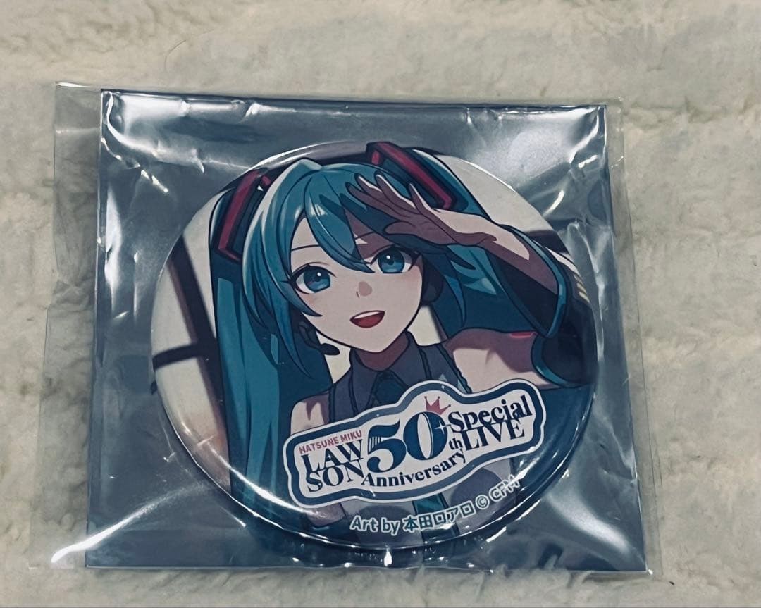 Hatsune Miku Lawson Law Live 50Th Can Badge | eBay UK
