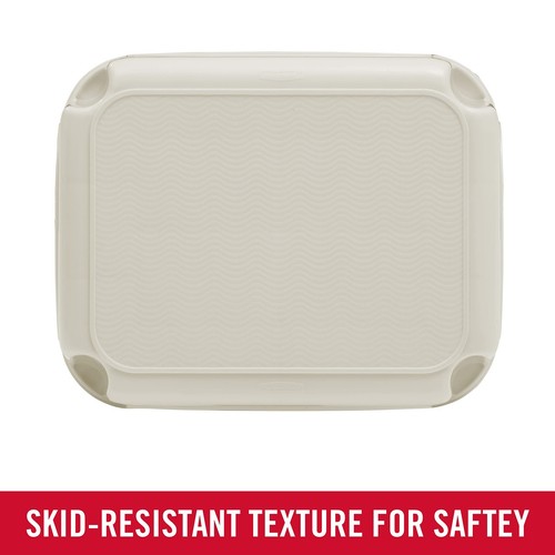 Rubbermaid Roughneck Step Stool Bisque Lightweight Holds Up To 300 ...