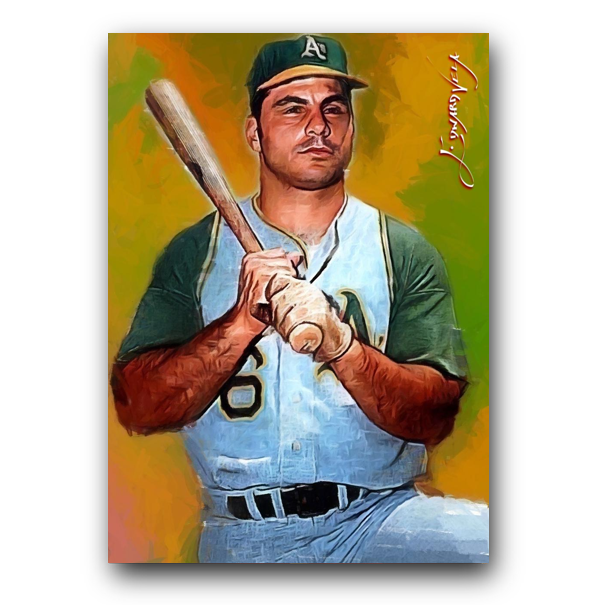 Sal Bando Art Card Limited 43/50 Edward Vela Signed (Oakland Athletics ...