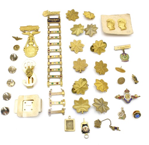 Gold Filled WWII US Army Air Corps Major Pins & Flight Charms Lot (34 ...