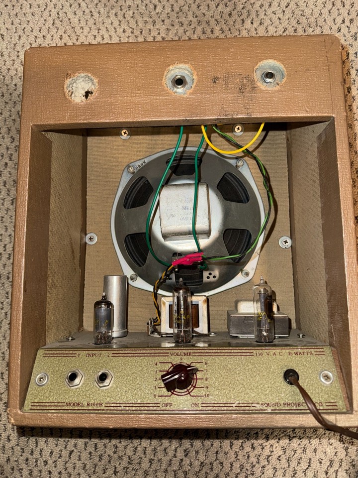 Lectrolab / Sound Projects Model R100B Tube Guitar Amplifier Early 60's ...