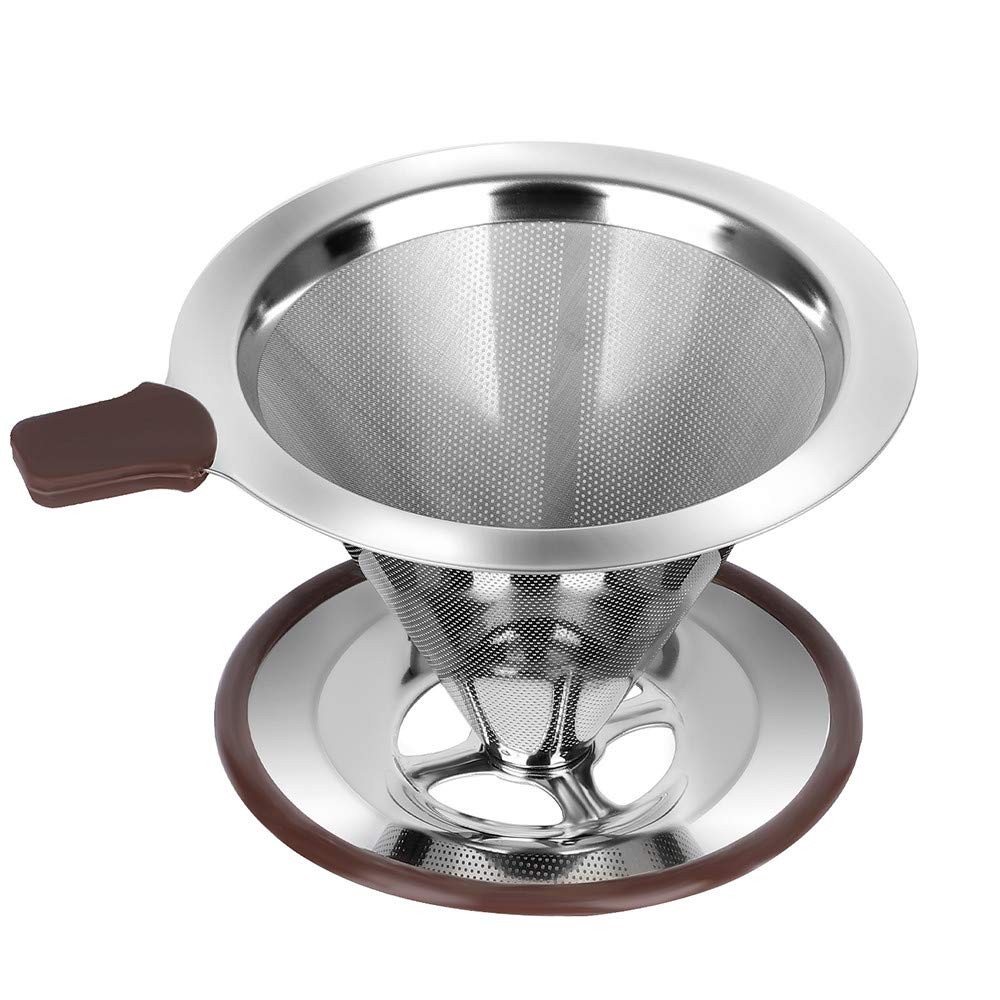 Pour Over Coffee Dripper Reusable Paperless Filter Professional ...