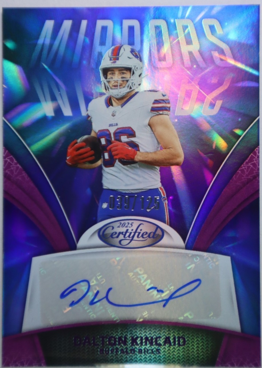 2025 Panini Certified - Mirror Signatures Dalton Kincaid #MS-DKI Purple ...