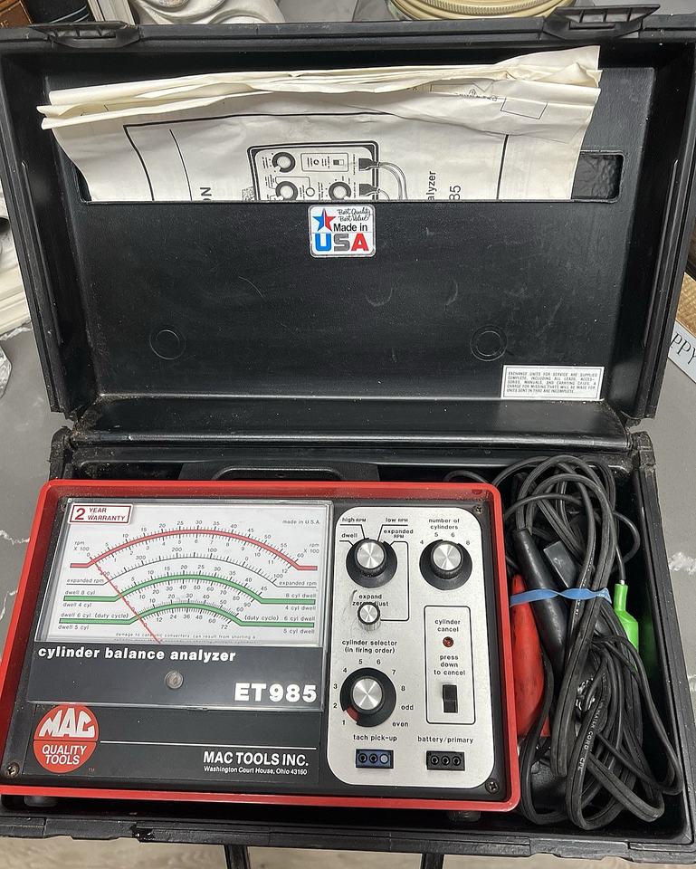 MAC Tools ET985 Cylinder Balance Analyser Multi cylinder Diagnostic ...