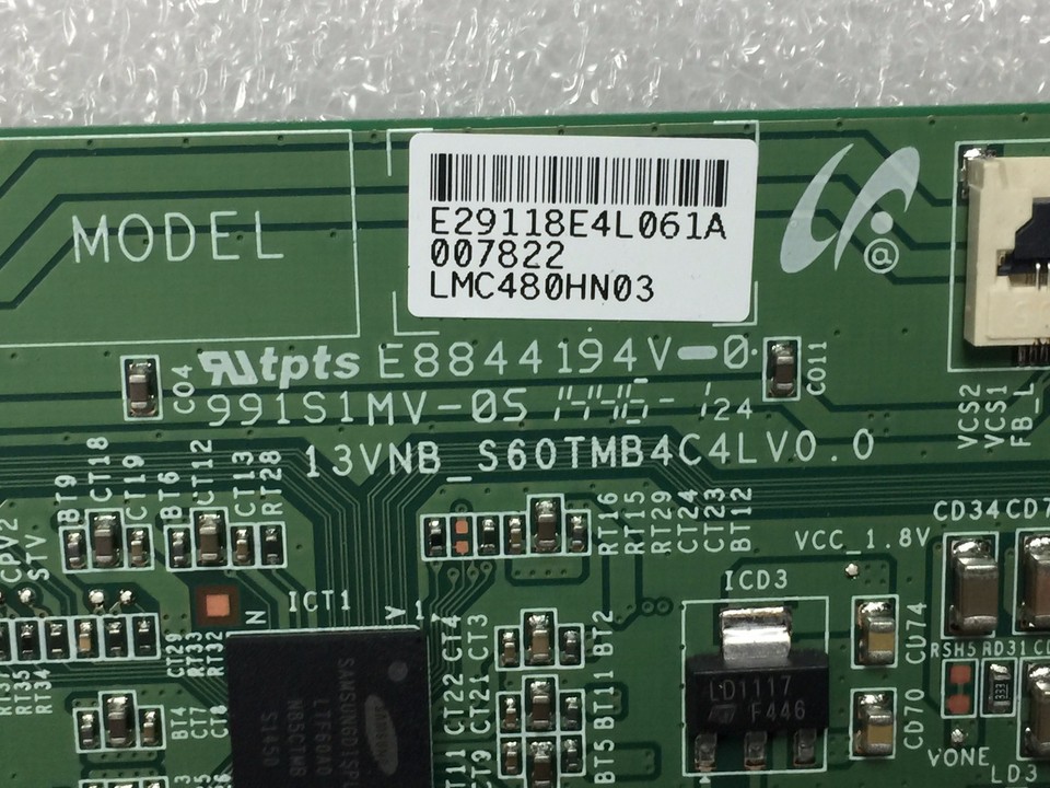 Sharp LC-48LE653U T-Con Board LJ94-29118E | eBay