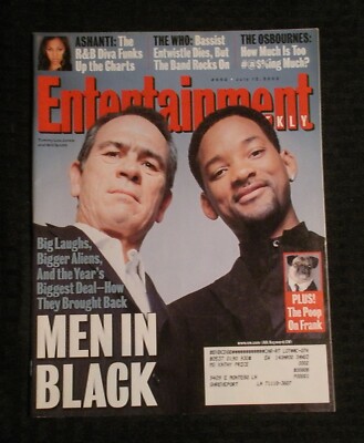 2002 ENTERTAINMENT WEEKLY Magazine #662 FVF 7.0 Men in Black / Will ...