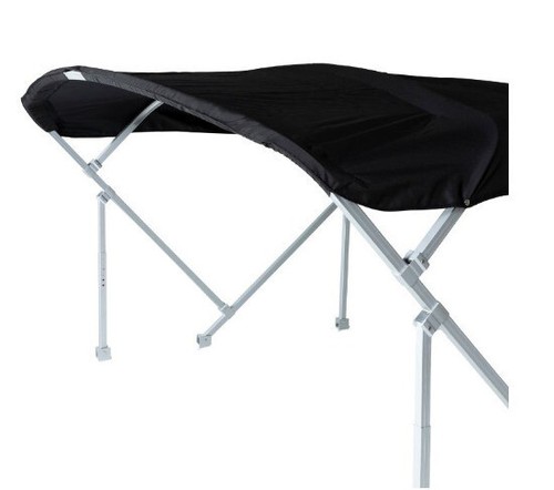 Pontoon Boat Bimini Top Complete Kit, Boat Canopy Kit 8' x 10' - Black ...
