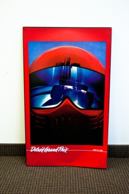 Vtg Original Detroit Grand Prix 1982 Poster Indy Car Formula 1 One ...