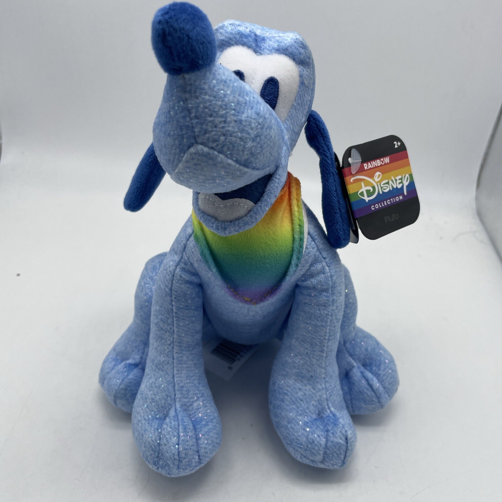 Disney Rainbow Collection 8" Pluto Plush Pride New With Tags | eBay