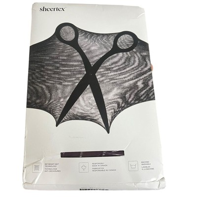 New Sheertex Control Top Sheer Rip Resist Tights in Wine | eBay