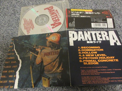 PANTERA / live /JAPAN LTD CD OBI 6 tracks | eBay