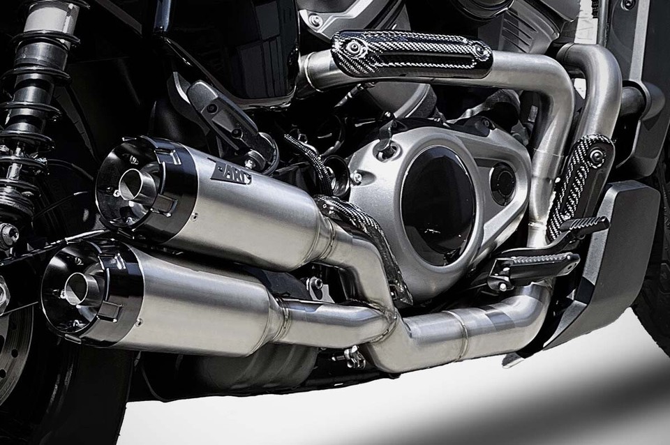 Harley Davidson Nightster 975 2021-2024 Zard Exhaust Full System 2:1:2 ...