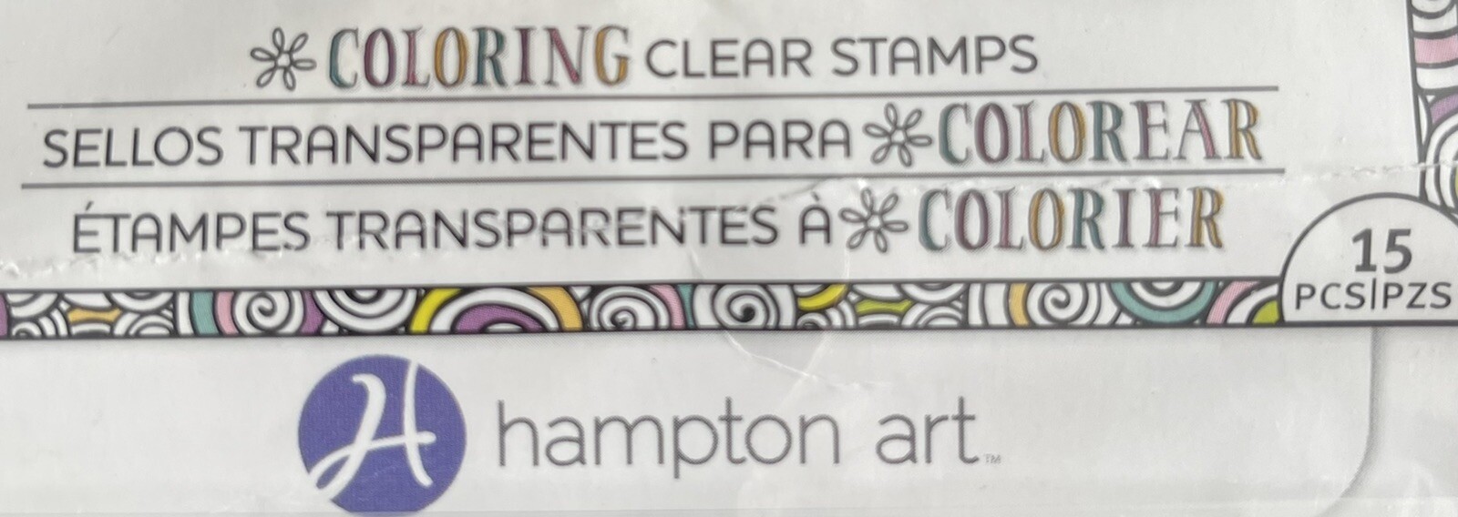 Hampton Art Coloring Clear Stamps Set Flowers Birds Butterflies Spring ...