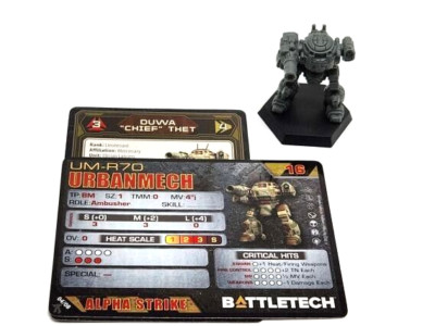 BATTLETECH URBANMECH R70 Plastic Miniature from Urbanmech Lance NEW | eBay