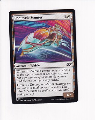 MAGIC THE GATHERING MTG AETHERDRIFT SPOTCYCLE SCOUTER (#2) | eBay