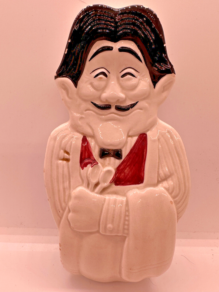 Vtg Department 56 "Coffee Break Chef" Cook Spoon Rest Wall Decor ...