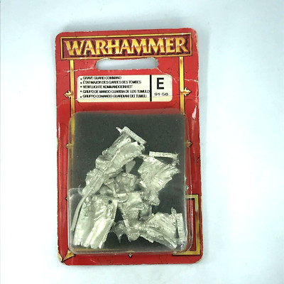 Metal Grave Guard Command Undead Vampire Count Blister - Warhammer ...