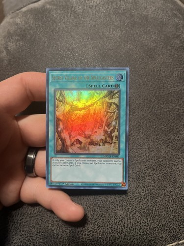 YuGiOh Spell Card Secret Village of the Spellcasters MAMA-EN083 1st ...