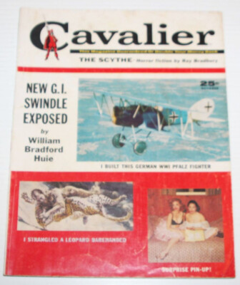 Cavalier Men's Magazine Oct 1959 - Ray Bradbury, Pin ups, WWI, Pulp ...