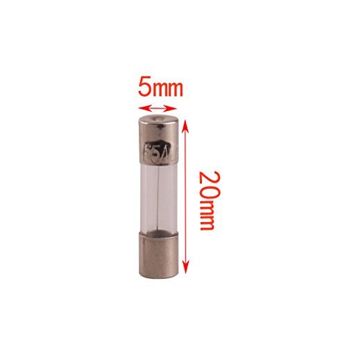 200pcs Quick Blow Glass Tube Fuse Assorted Kit Amp 250V 0.2A 1A 2A 3A ...