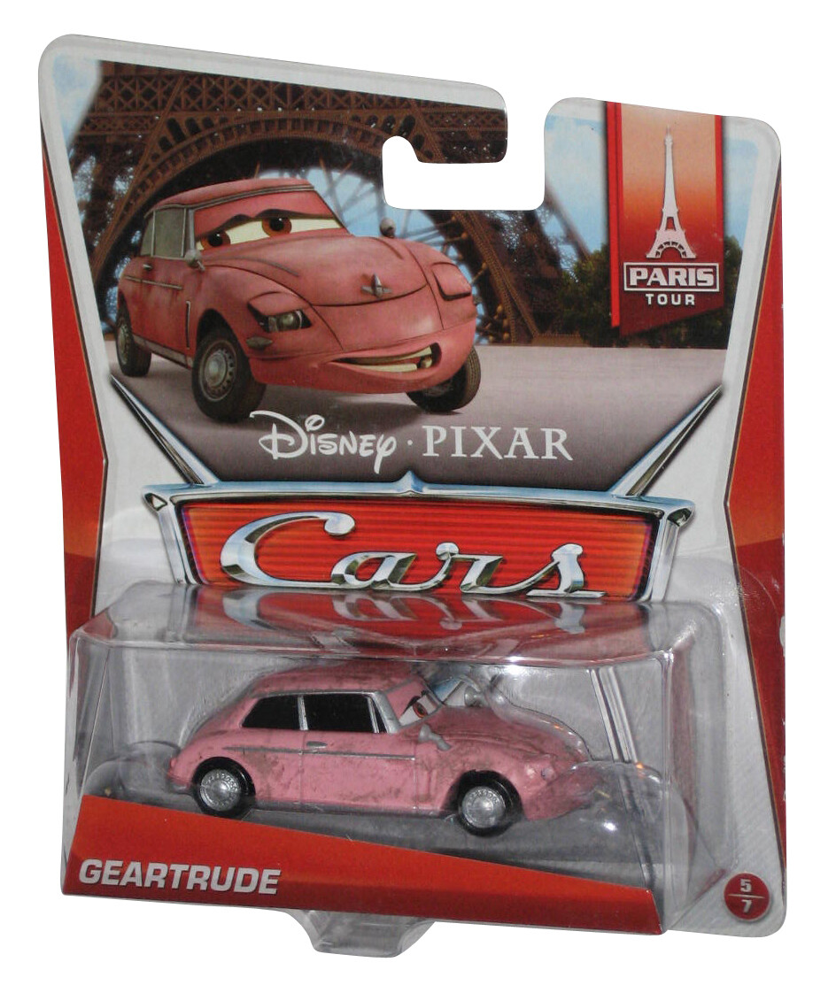 DISNEY PIXAR CARS lot 3 different geartrude,mario andretti,vinyl toupee