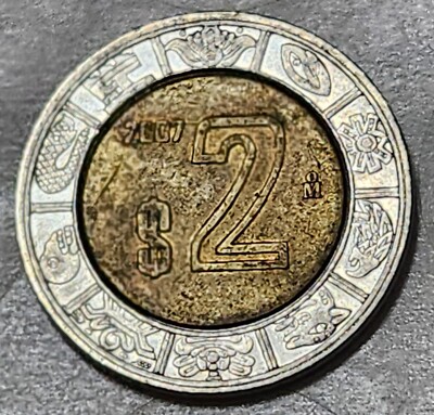 MÉXICO 🇲🇽 TWO (2) PESOS COIN 2007 | eBay