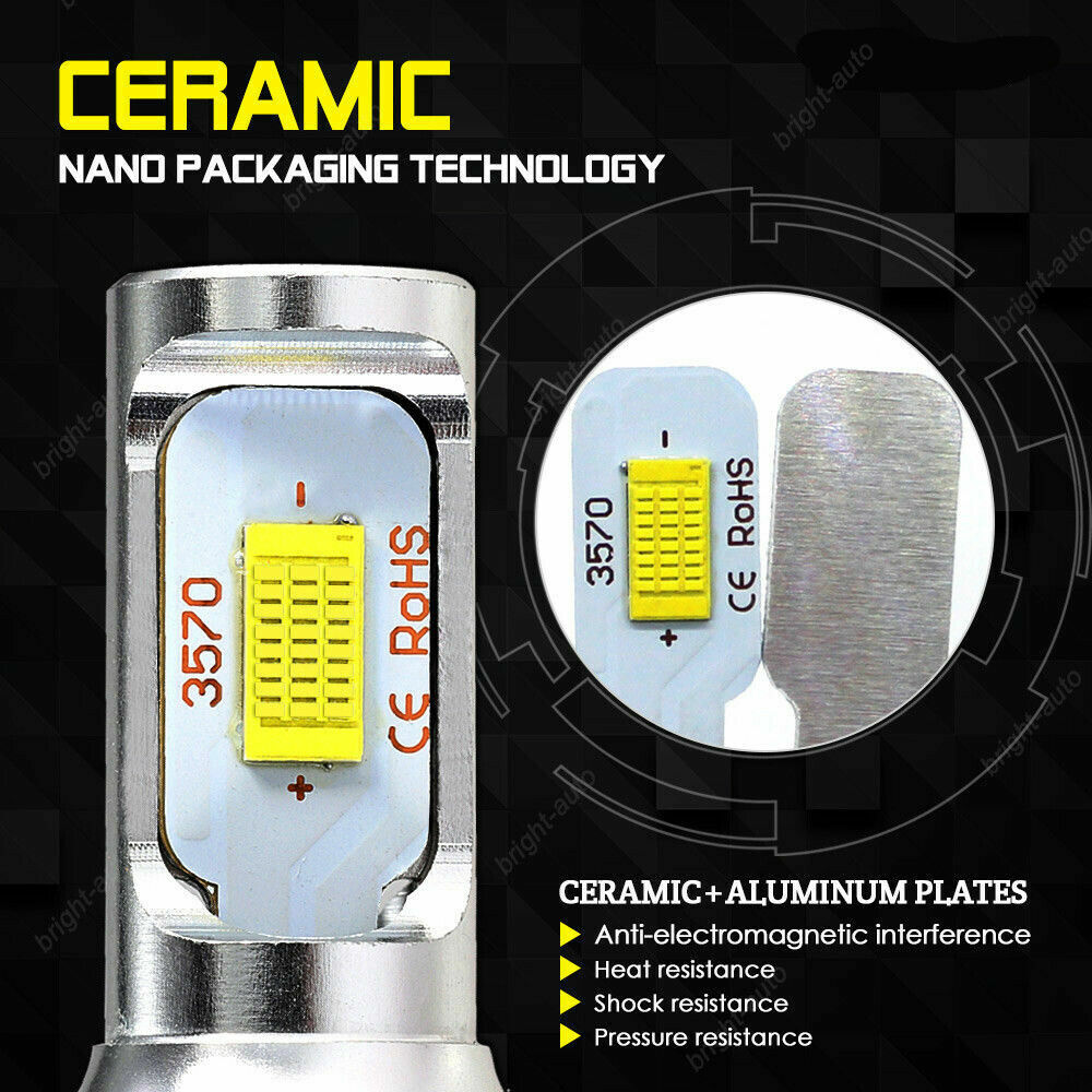 For Holden/HSV VF Commodore H7 Low Beam LED Bulbs Upgrade Kit (HID Cool ...