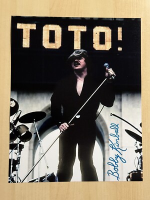 BOBBY KIMBALL HAND SIGNED 8x10 PHOTO AUTOGRAPHED TOTO ORIGINAL LEAD ...
