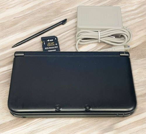 Nintendo 3DS LL XL console Black with Charger and SD Card 4GB NTSC-J | eBay