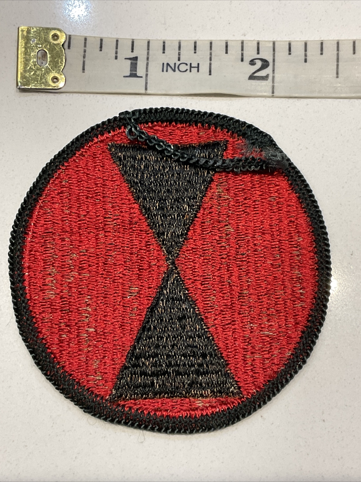 Vietnam War Era U.S. ARMY 7th INFANTRY DIVISION COLOR MERROWED EDGES ...