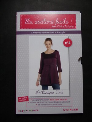 § pochette patron MA COUTURE FACILE n° 4 - le tunique Zoé | eBay
