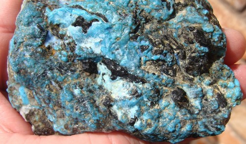 Lander Blue AUTHENTICATED Beautiful Turquoise Rough Nugget NEV 760 KTS ...