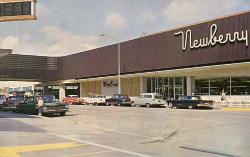 vintage Postcard 1960s Portland Oregon Newberry Dept store Lloyd center ...