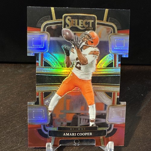 2023 Panini Select Amari Cooper #24 Black -Red Prizm Concourse Die-Cut ...
