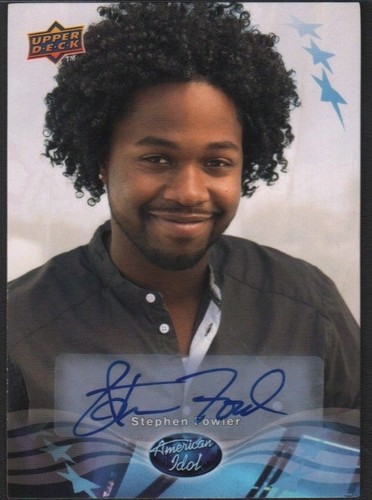 Stephen Towler American Idol upperdeck Signed Autograph Card 112318DBCD ...