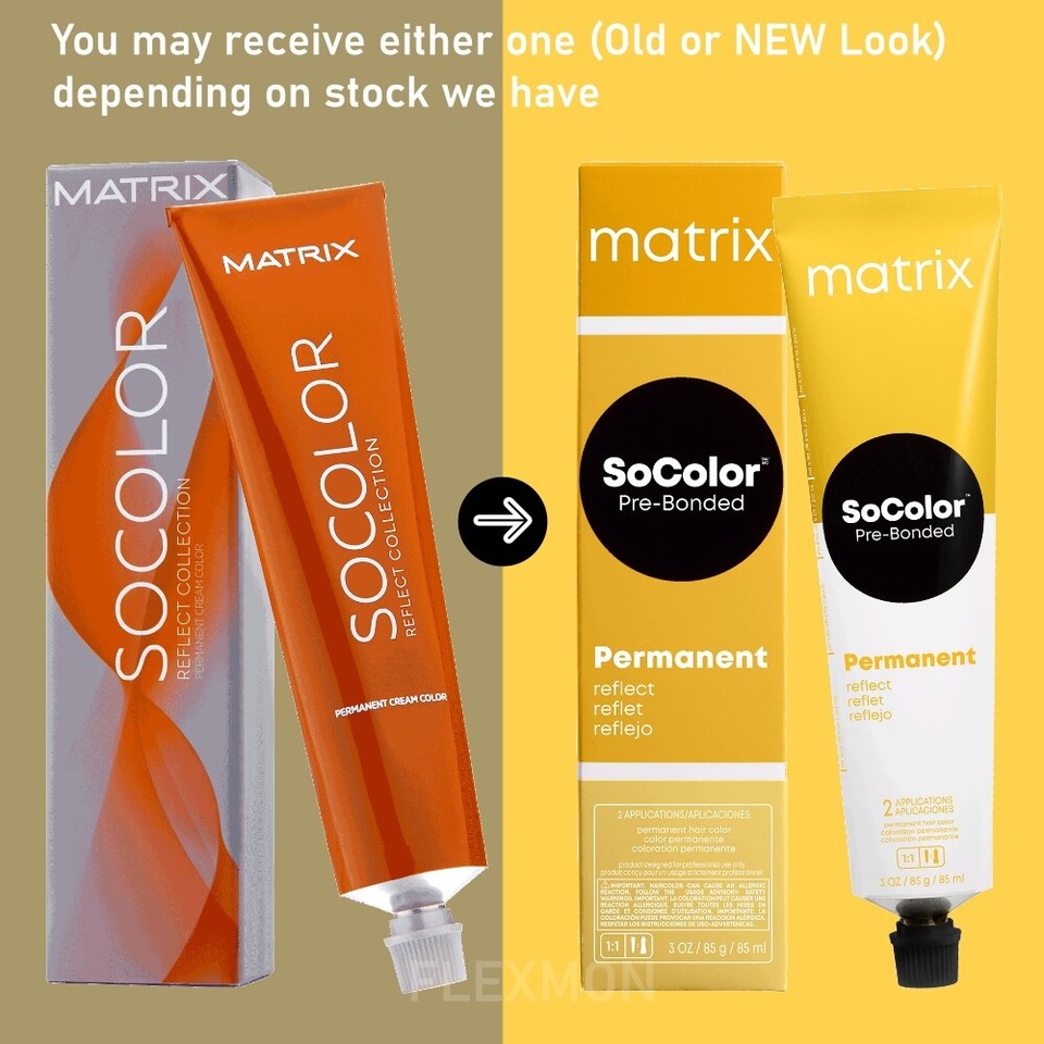 MATRIX SOCOLOR PERMANENT HAIR COLOR 3oz or Creme Developer 3oz (CHOOSE ...