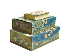 Set of 3 Punch Studio Nesting Book Box Boxes Equestrian Horse 68927 for ...