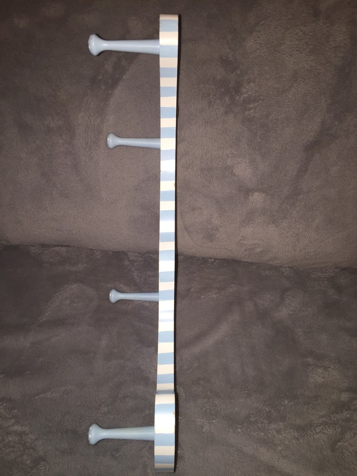 Pastel Nursery BABY MOON Coat Hooks Hat Rack Little Boy or Girl *GIFT ...