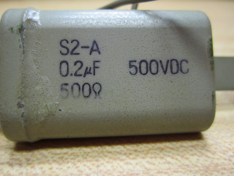 Part S2-A Capacitor S2A 0.2μF 500VDC 500Ω | eBay
