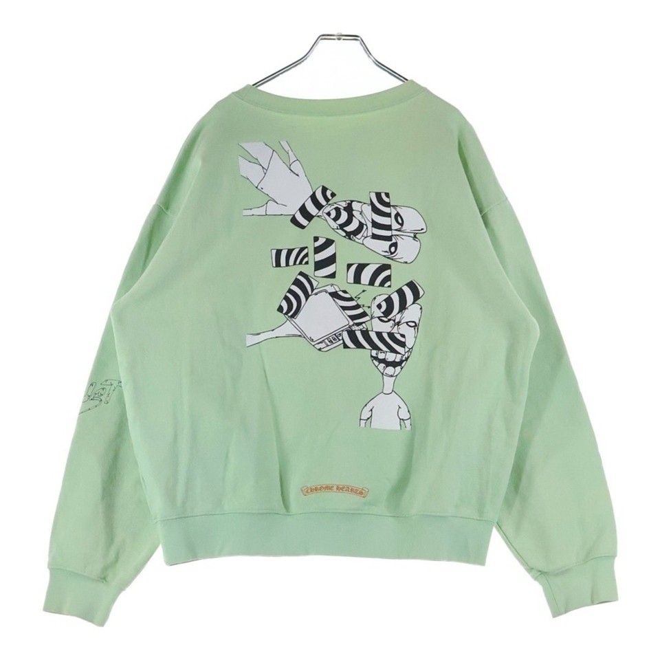 CHROME HEARTS x MATTY BOY PPO SEAFORM GRN SWEATSHIRT LUST Mattie ...