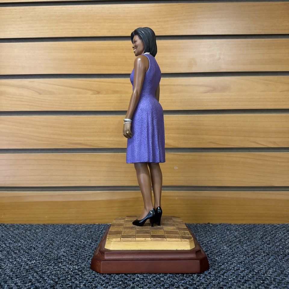 Michelle Obama Figure Thomas Blackshear’s Ebony Visions Lenox *PURPLE ...