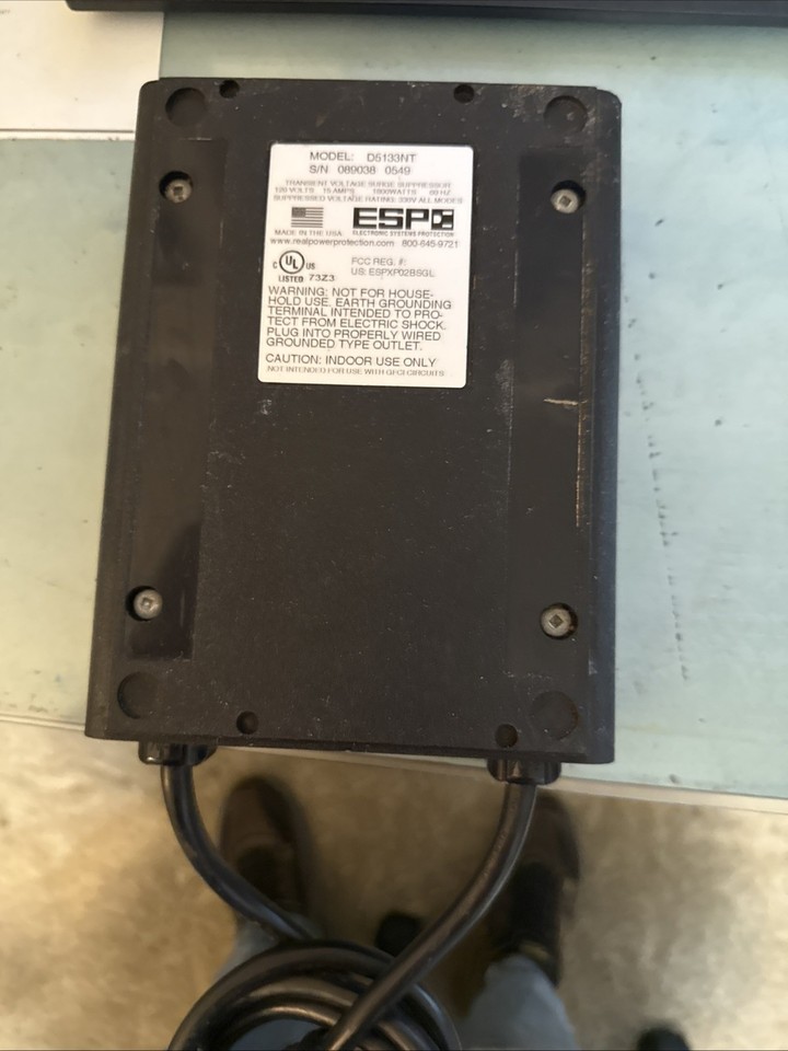ESP digital QC power filter surge protector 120v/15 amp D5133NT | eBay