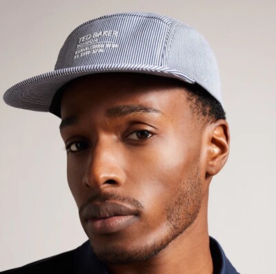 Ted Baker Men's Grey Declann Stripe Cap | eBay