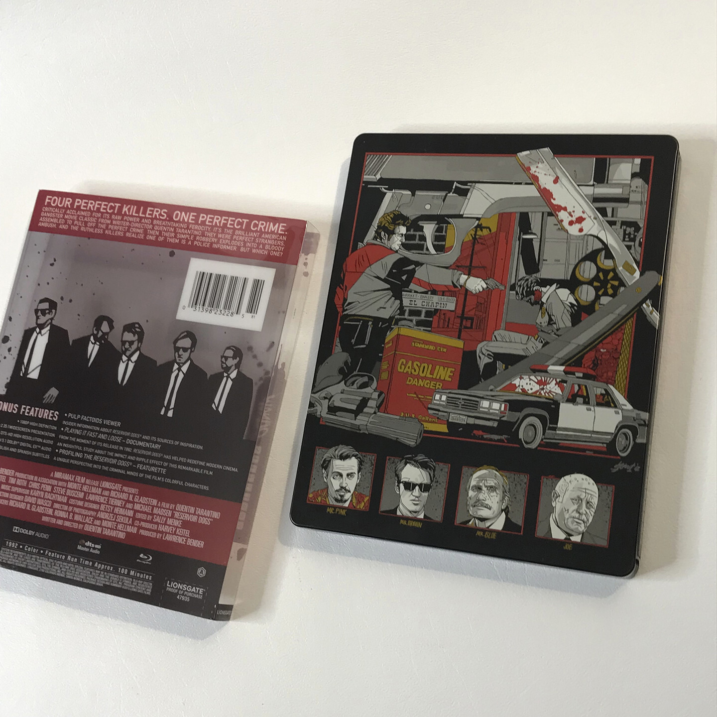 RESERVOIR DOGS - MONDO Edition Blu-ray Steelbook Quentin Tarantino ...