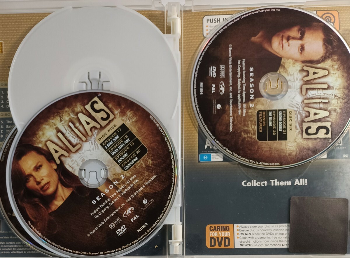 Alias Season 2 DVD Region 4 VGC Scifi Action Jennifer Garner Free ...