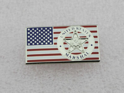 US American Marshal badge pin on Flag Lapel Pin-silvery | eBay