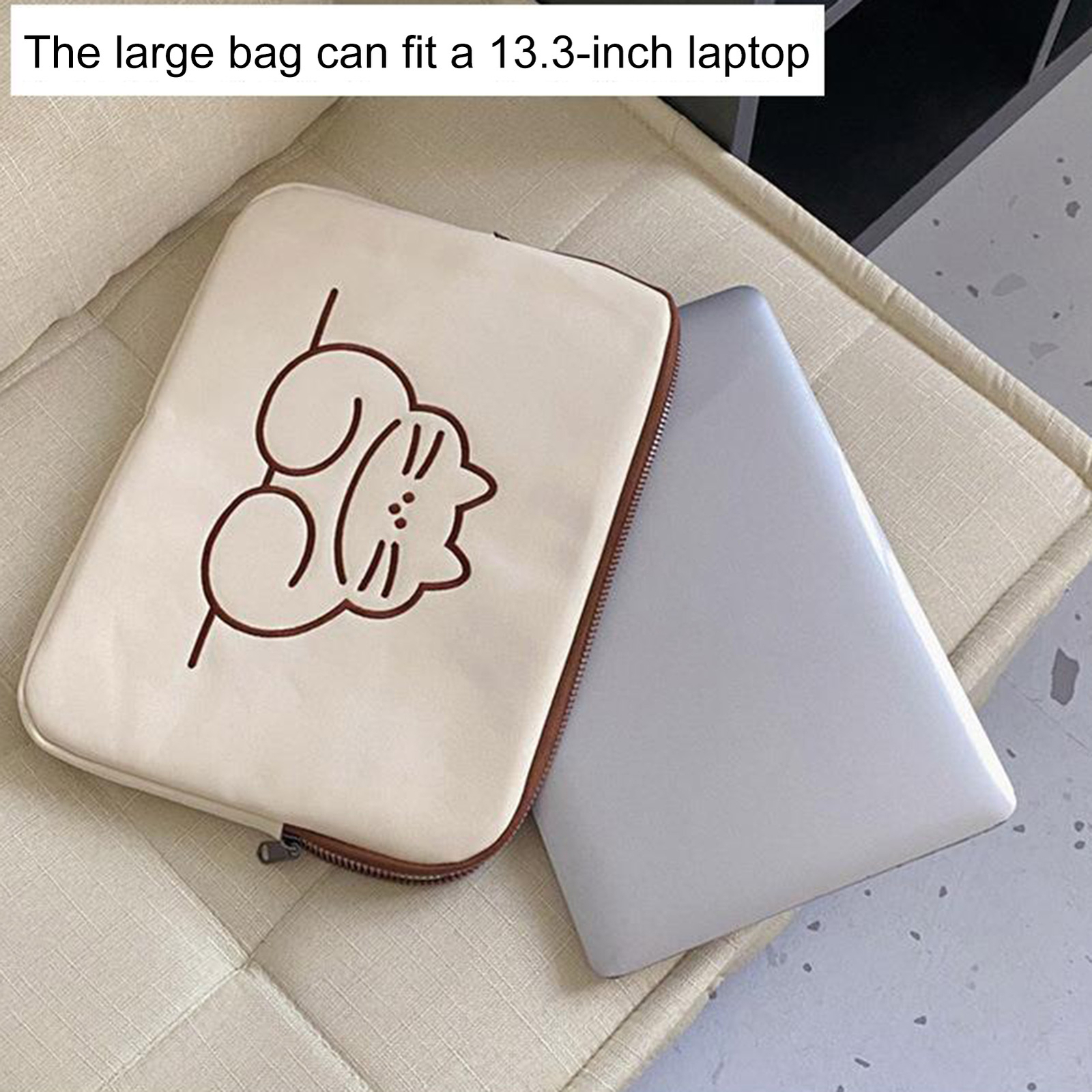 11/13 Inch Tablet Pouch Zipper Closure Protective Tablet Pouch Computer ...