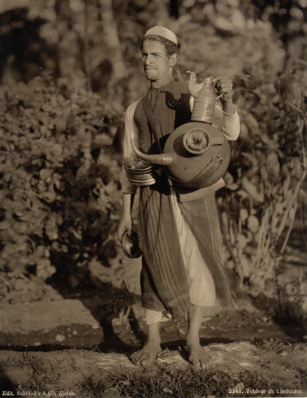 Foto Schroeder Ägypten Verkäufer Von Limonaden Richtung 1900 | eBay