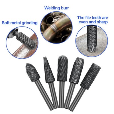 Burr Steel Rotary Rasp File Rotary Rasp Set Woodworking File Sanding ...
