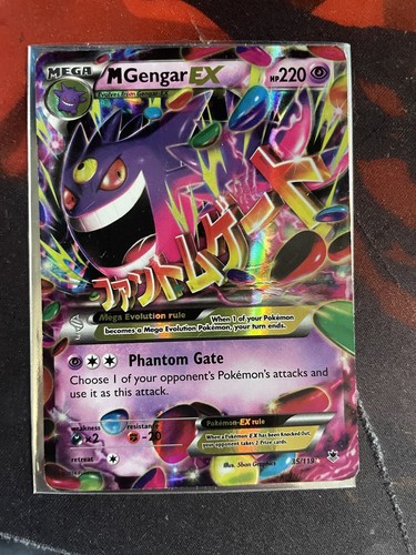 M Gengar Ex 121 Secret Rare DMG | eBay